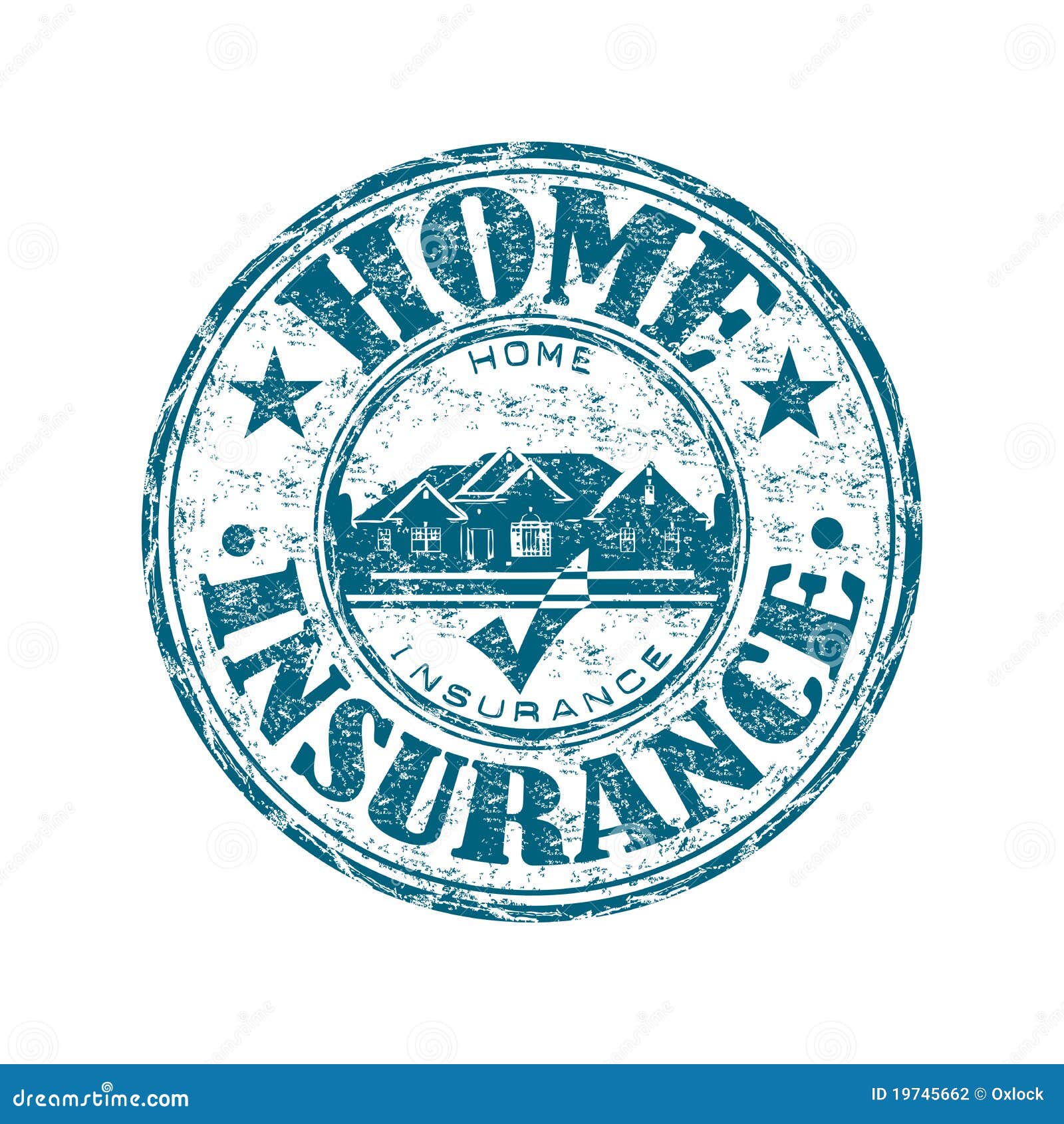Home Insurance Rubber Stamp Stock Vector - Illustration of insured ...