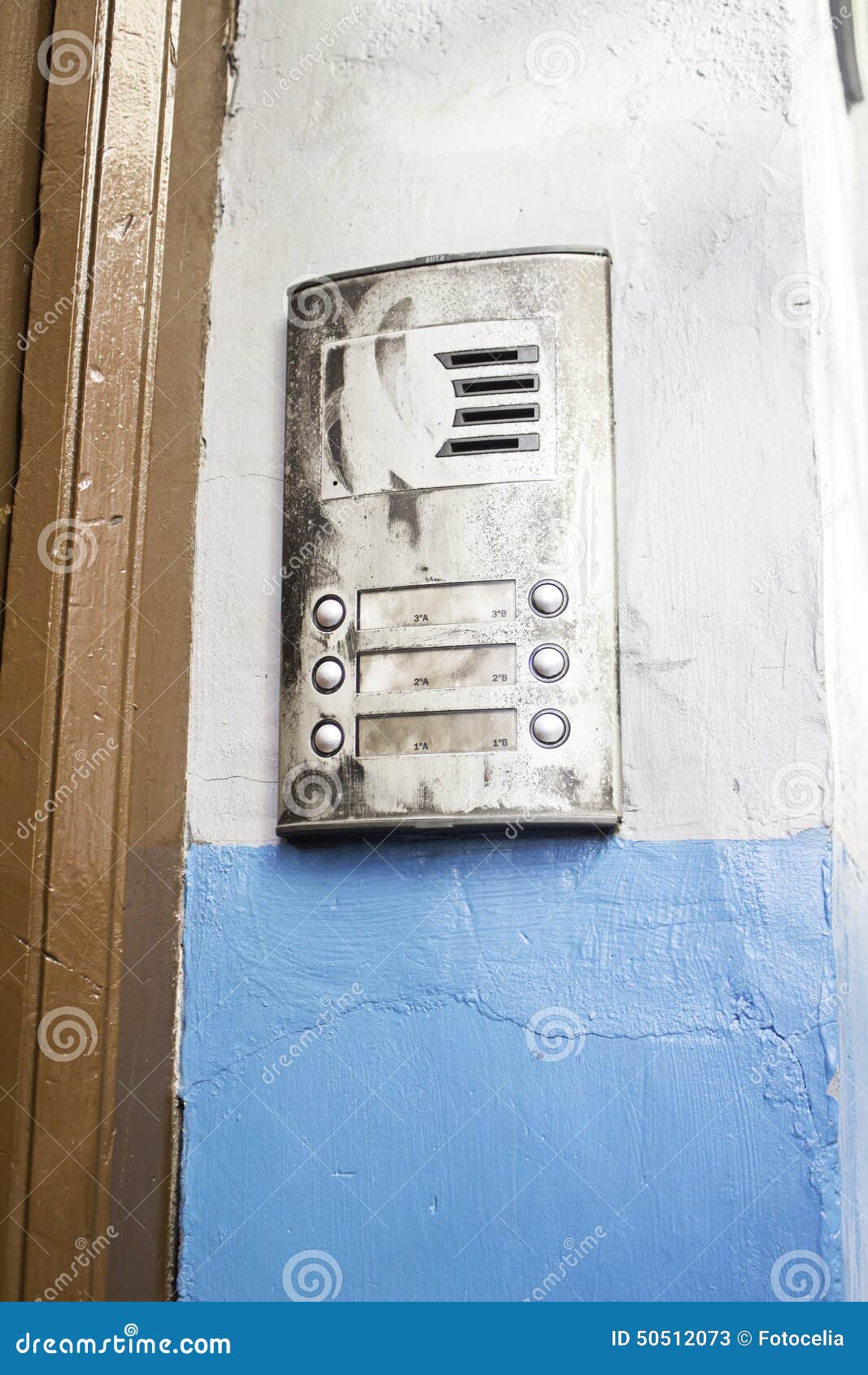 Home Intercom metal stock image. Image of background - 50512073