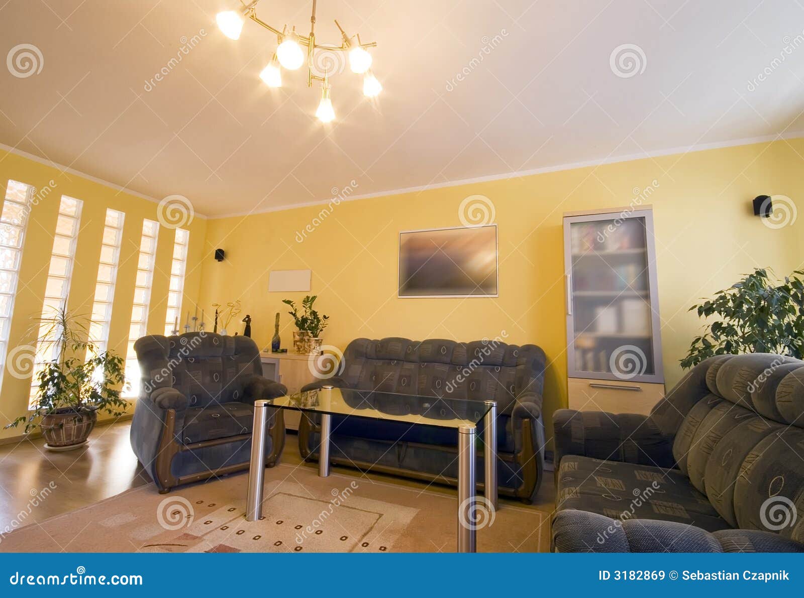 Home interior. stock image. Image of lamp, ambient, design - 3182869