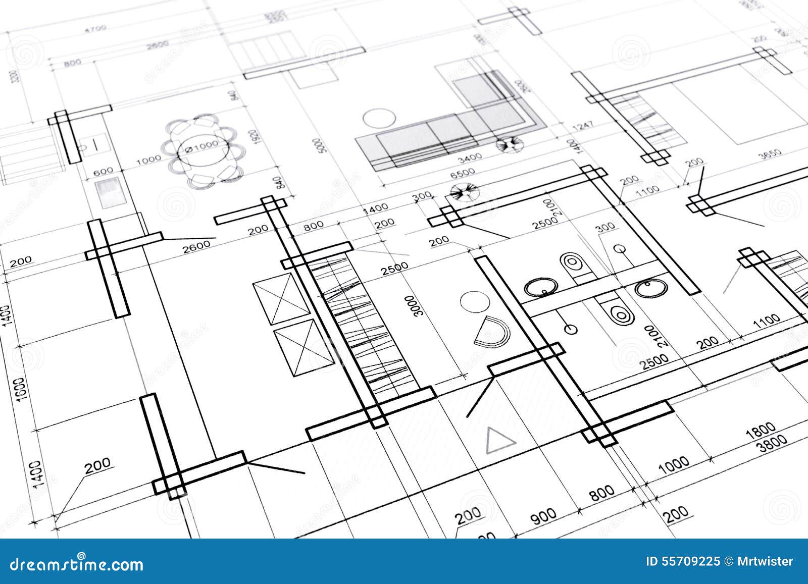 Home interior blueprint stock image. Image of industry - 55709225