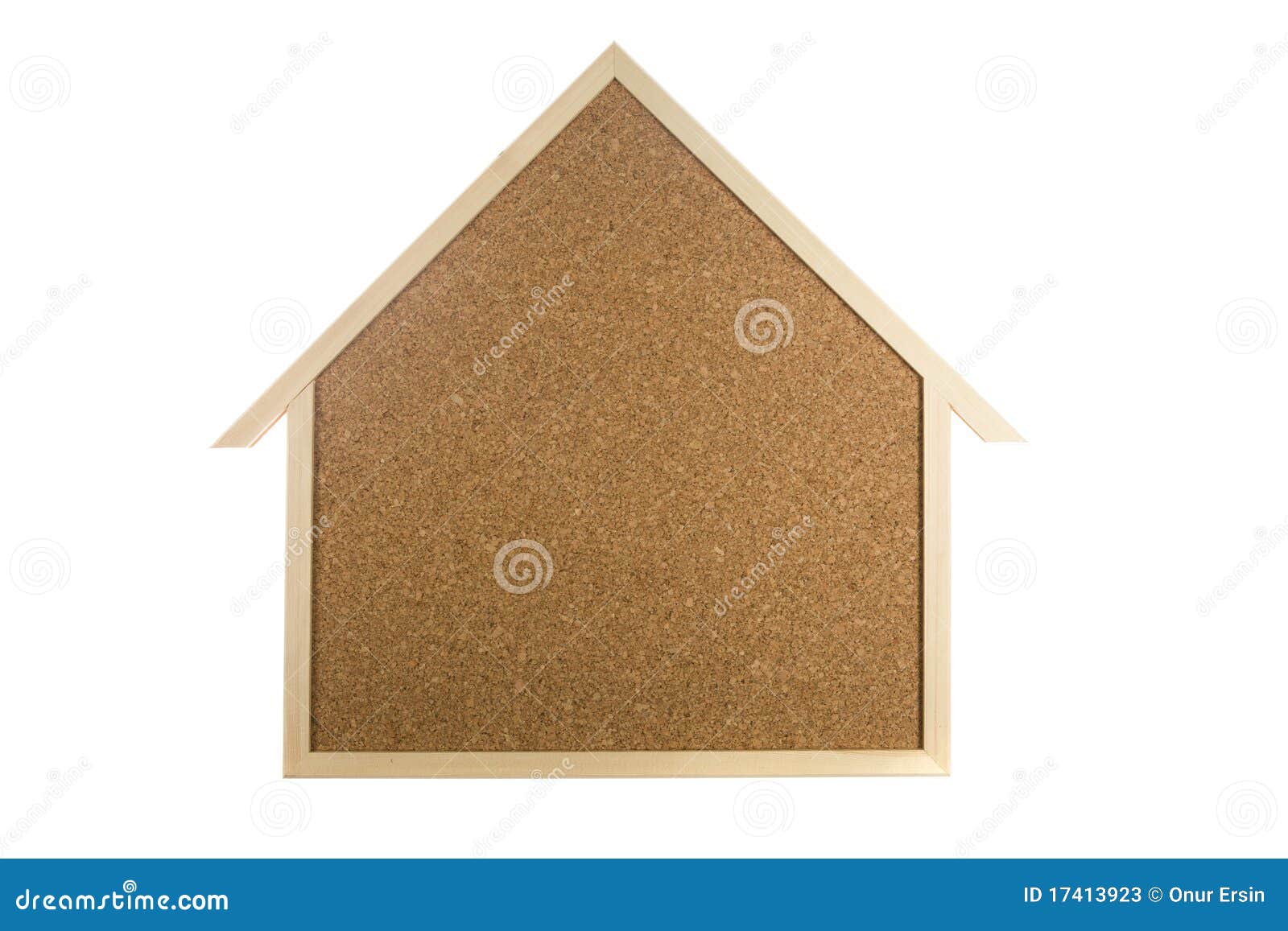 Home Interior Cork Bulletin Board Stock Image - Image of board, studio ...