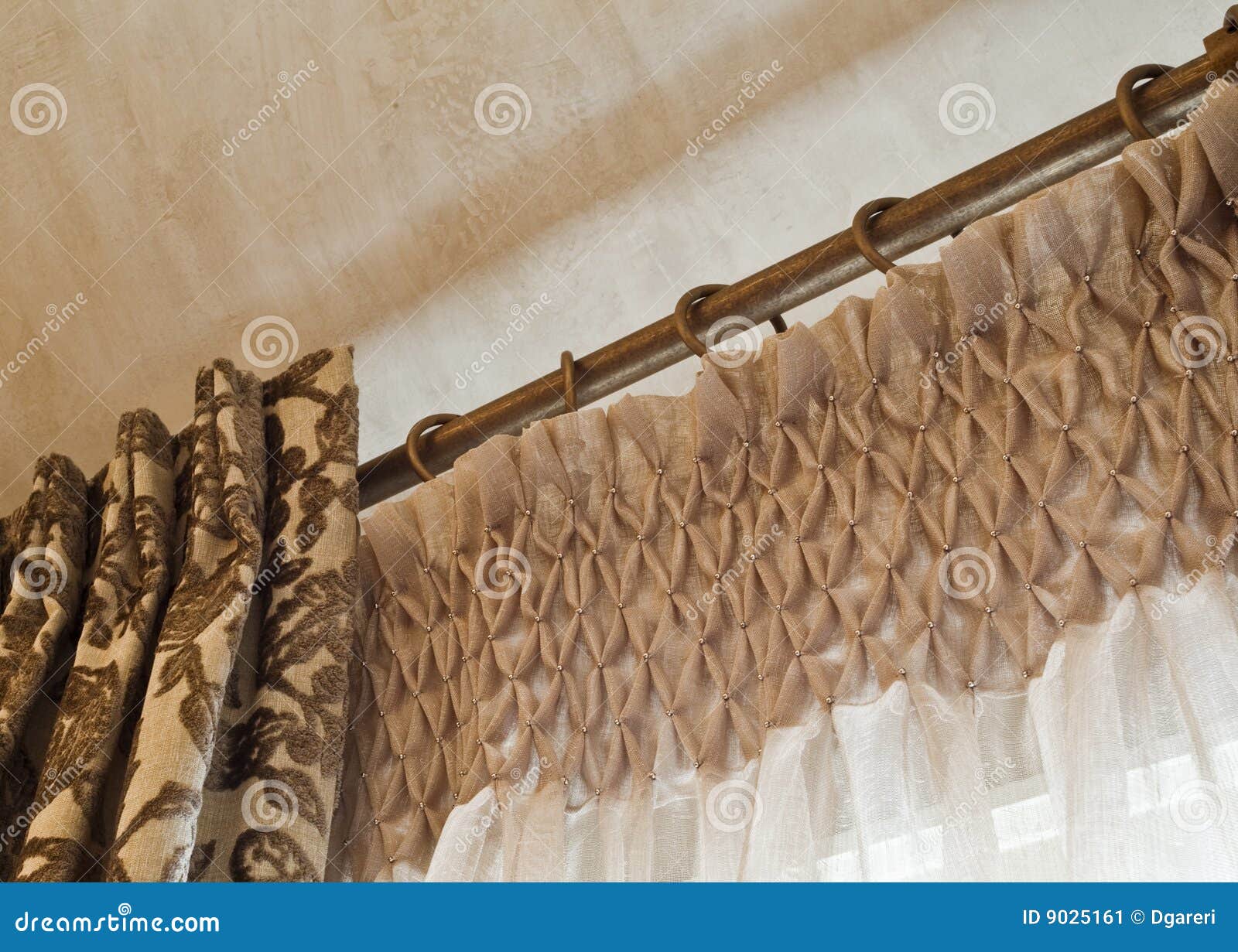 Home Interior: Drapes stock image. Image of house, front - 9025161