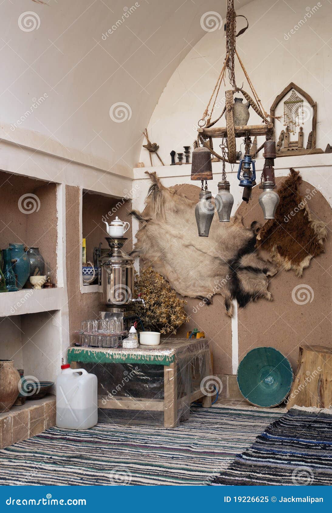 Home Interior Traditional Decoration in Yazd Iran Stock Image - Image ...