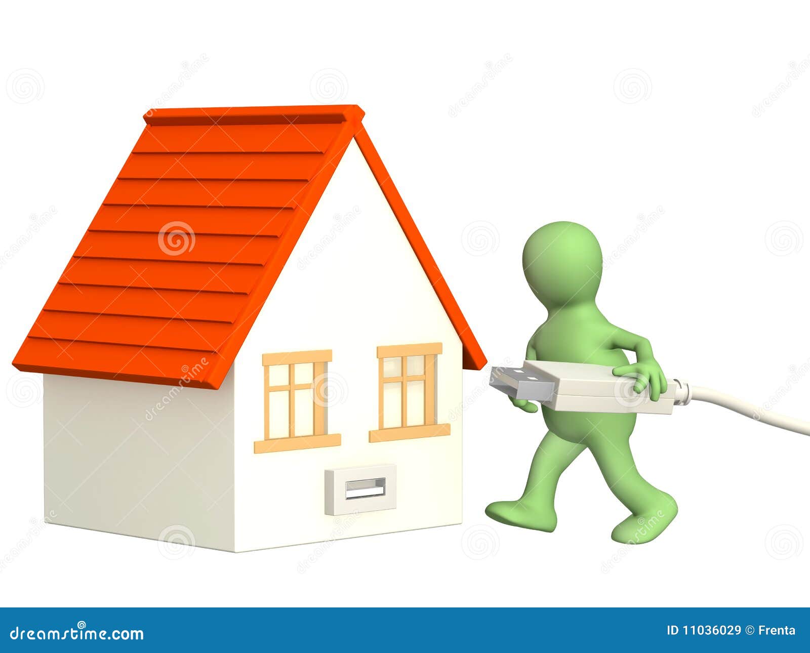 Home Internet stock illustration. Illustration of isolated - 11036029