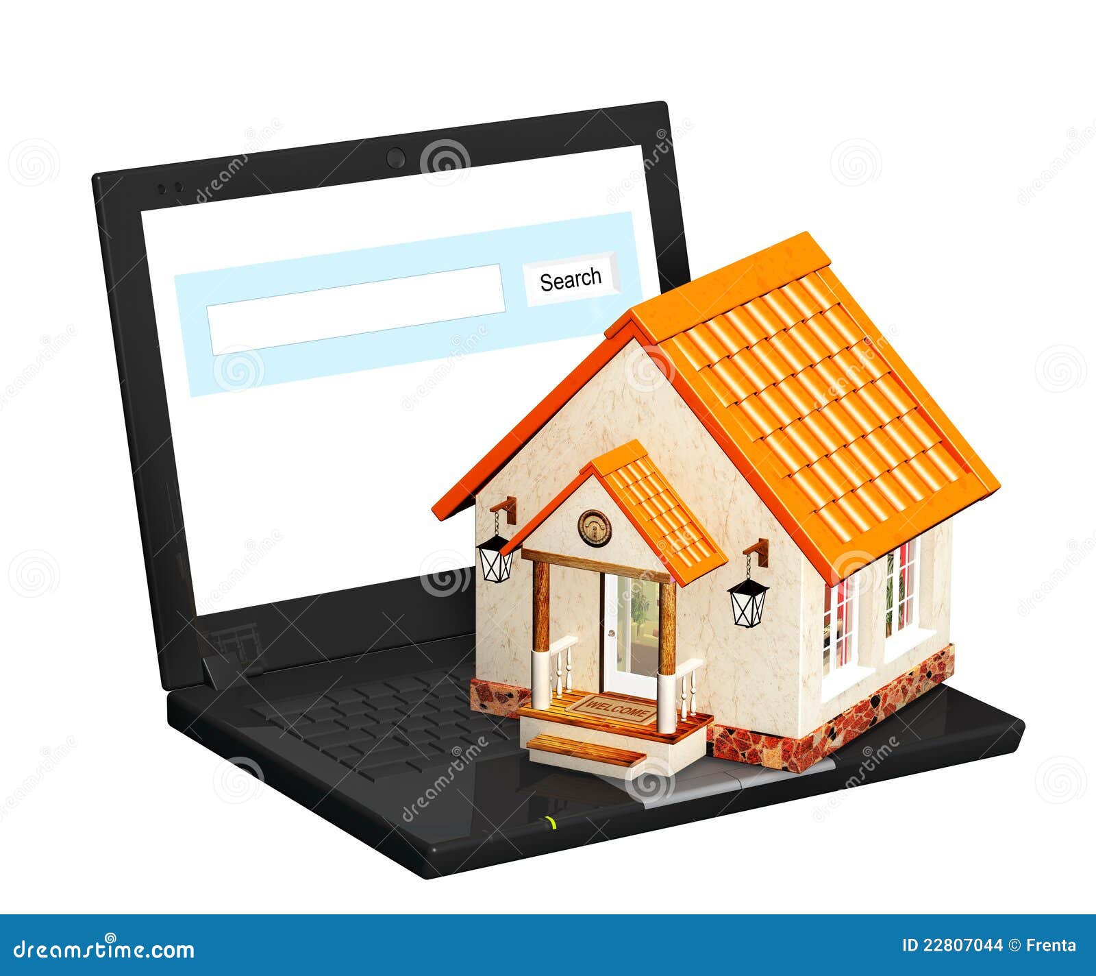 Home Internet stock illustration. Illustration of global - 22807044