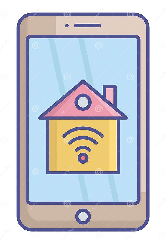 Home Internet Access Fill Vector Icon Which Can Easily Modify or Edit ...
