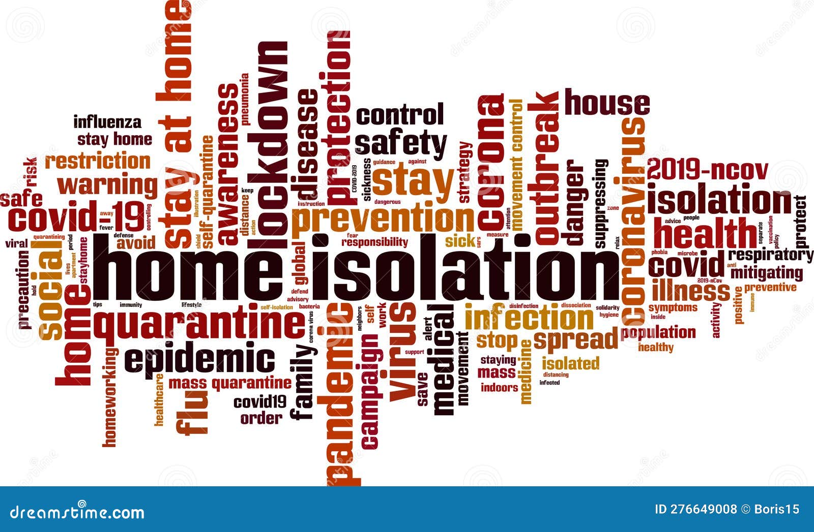 Home Isolation Concept. Characters Sitting In Cages Supervised With ...
