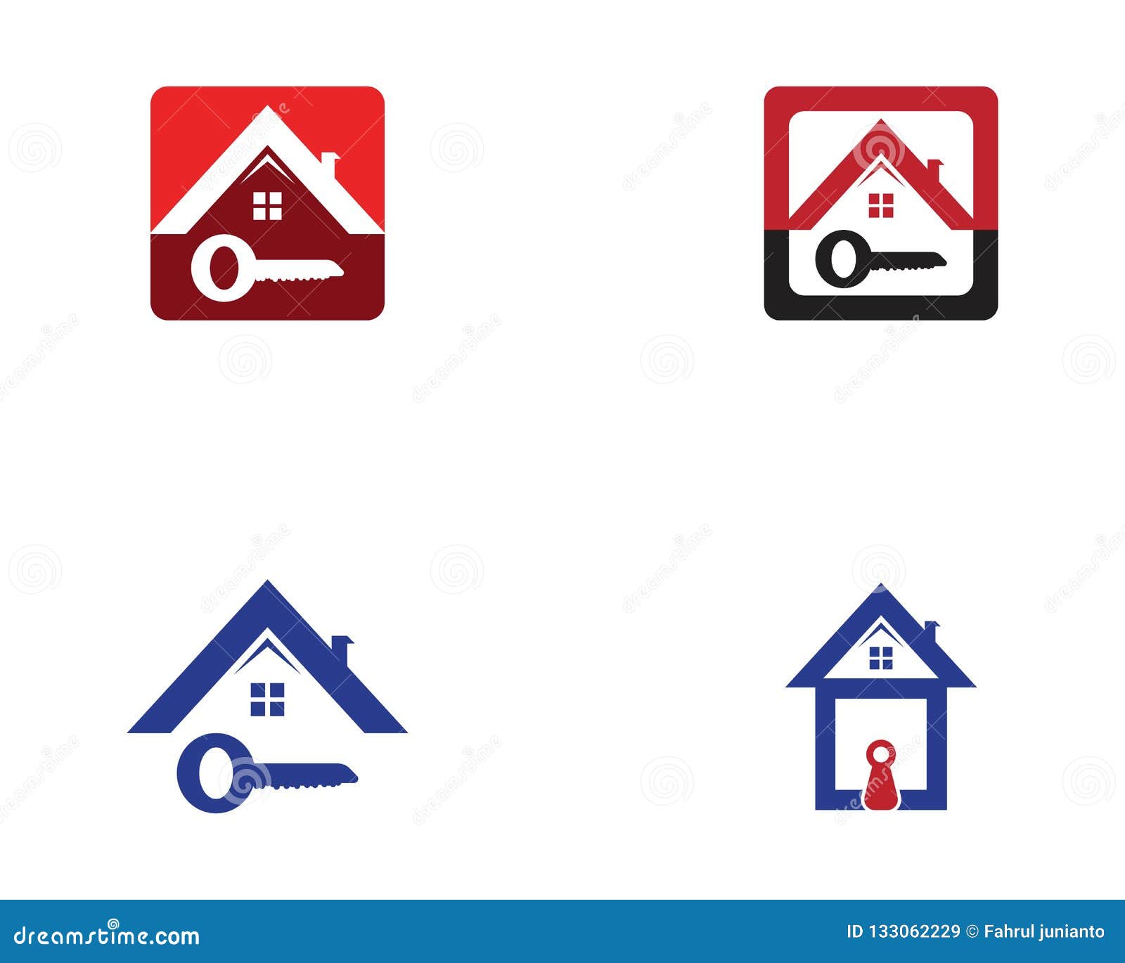 Home key logo template stock vector. Illustration of secure - 133062229