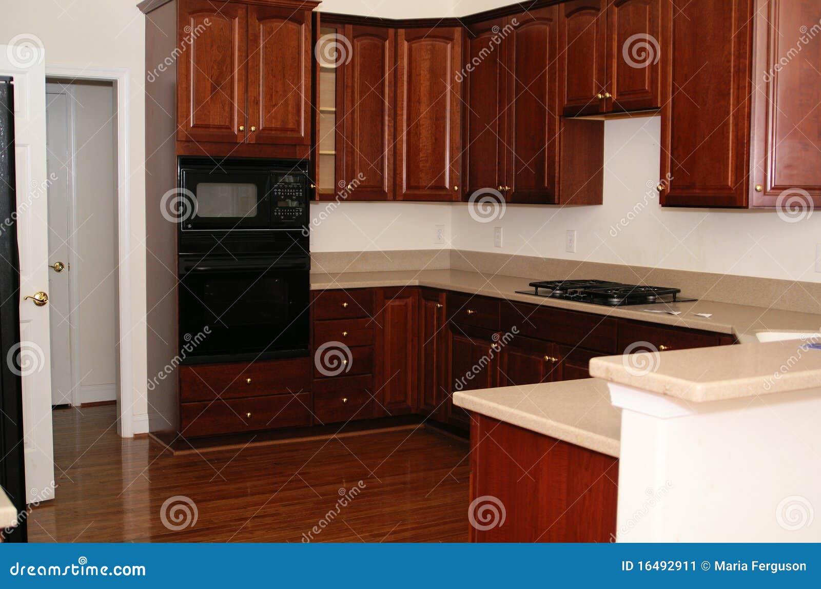 Home Kitchen Area stock image. Image of commorancy, dwelling - 16492911