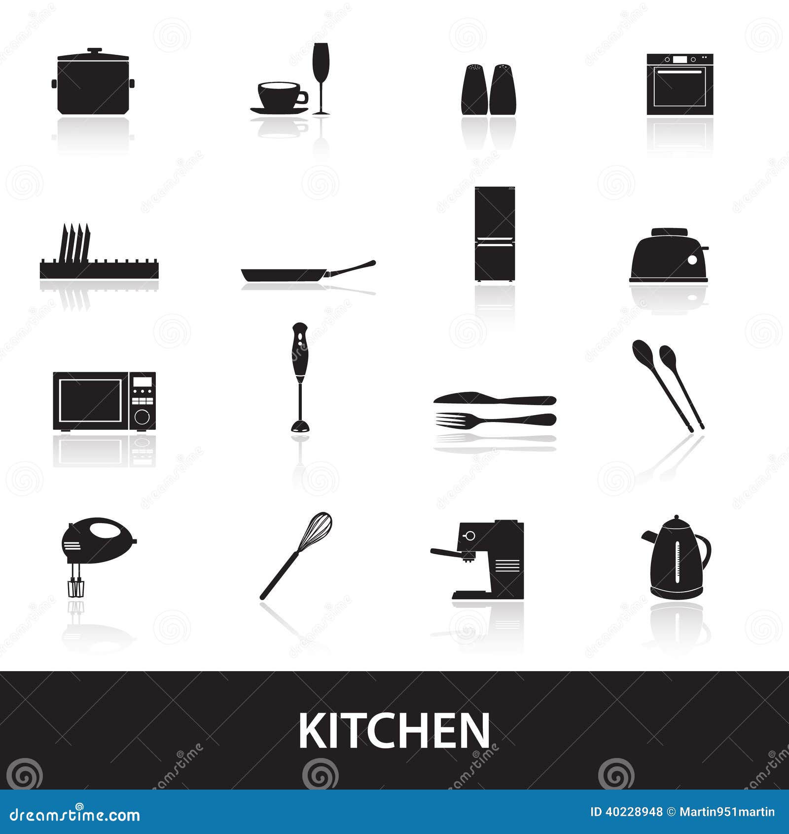 Home kitchen icon eps10 stock vector. Illustration of electrical - 40228948