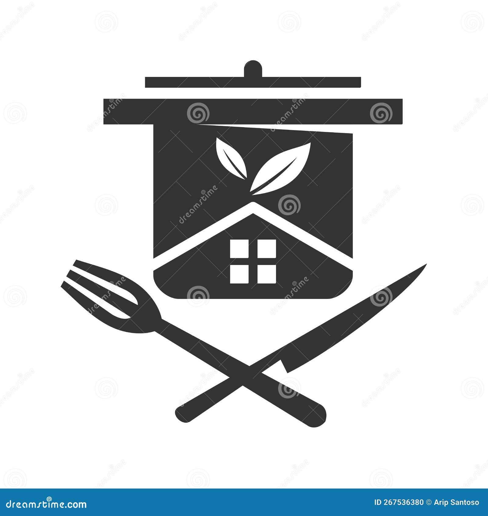 Home Kitchen Logo Template Icon Illustration Brand Identity.Isolated ...