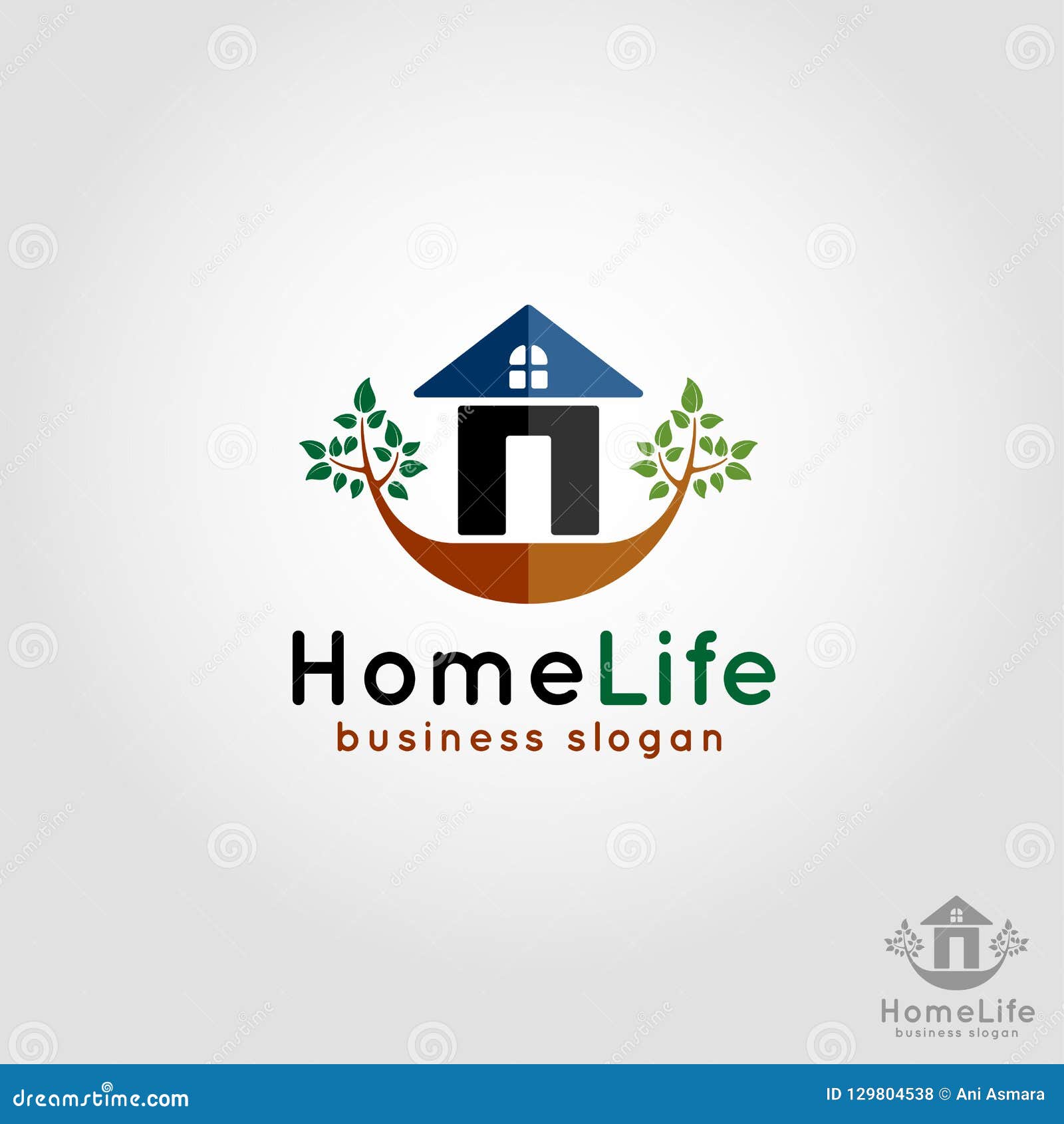 Home Life - Residence Logo stock vector. Illustration of health - 129804538