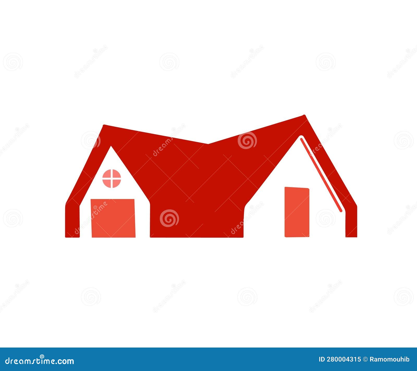 Home Logo Design a House Cartoon Image Stock Illustration ...