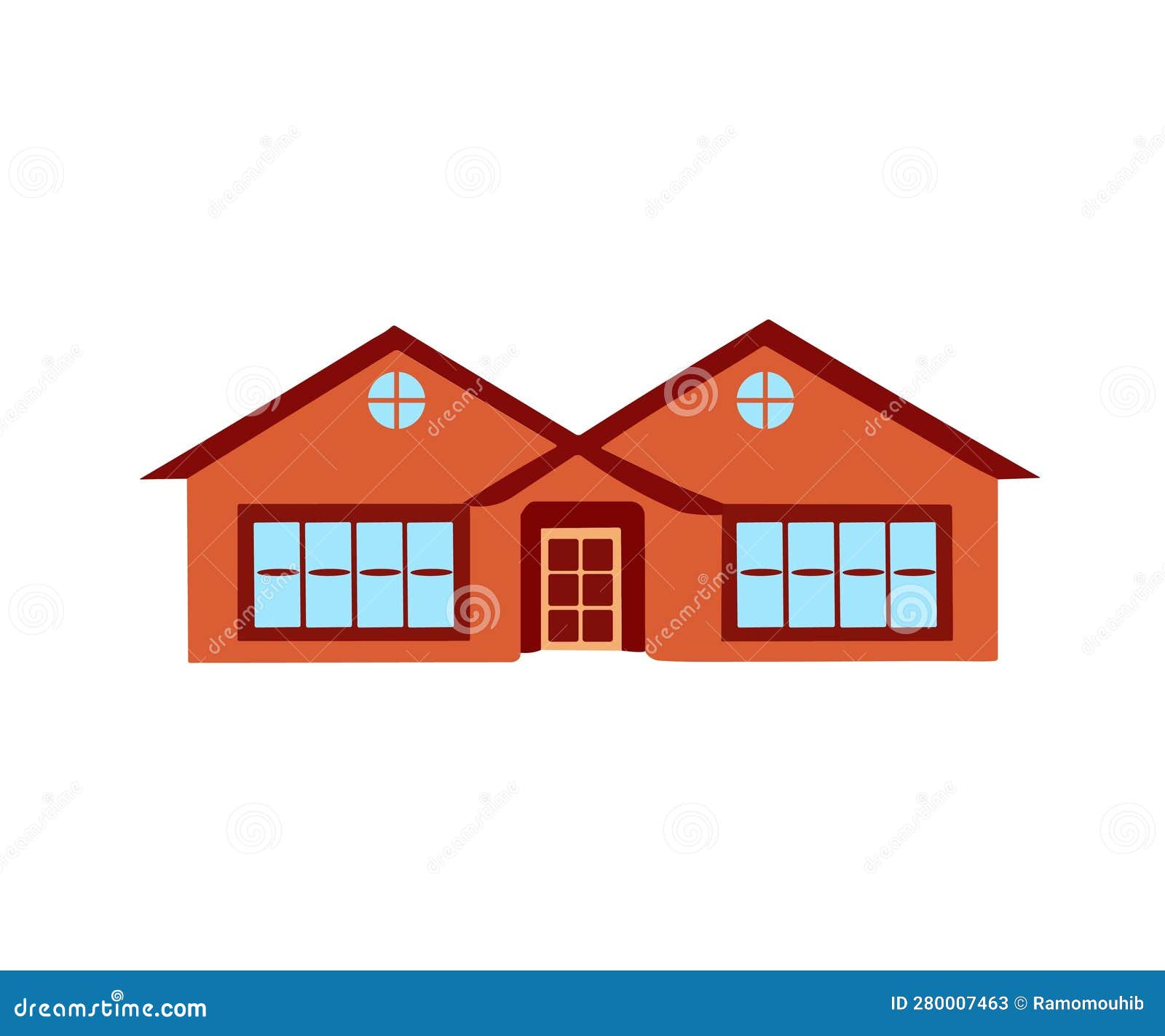 Home Logo Design a House Cartoon Image Stock Vector - Illustration of ...
