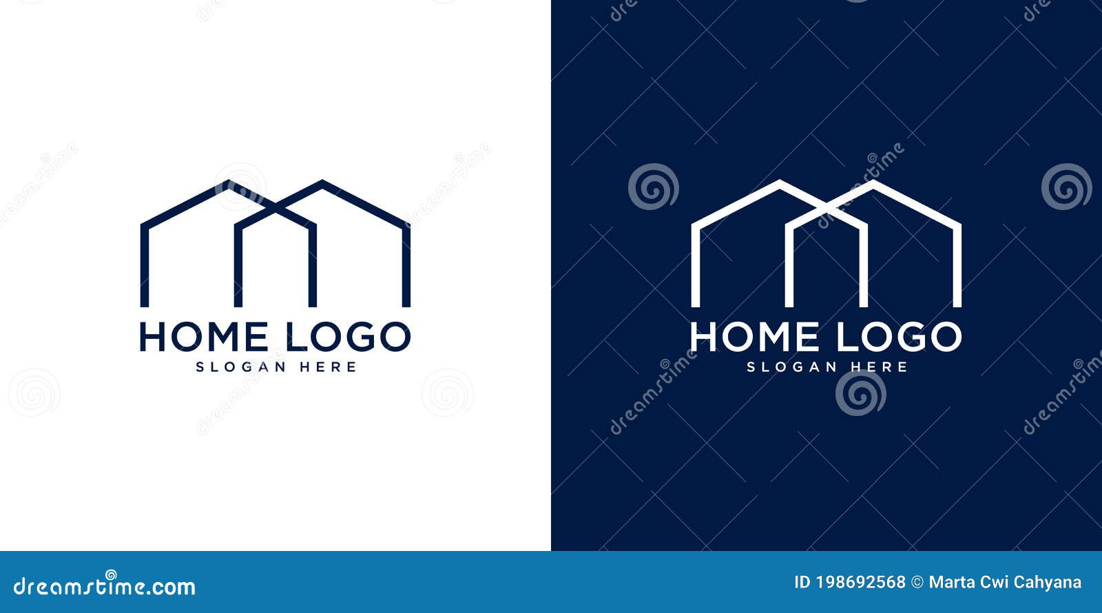 Home Logo Design Template Vector Stock Vector - Illustration of logos ...