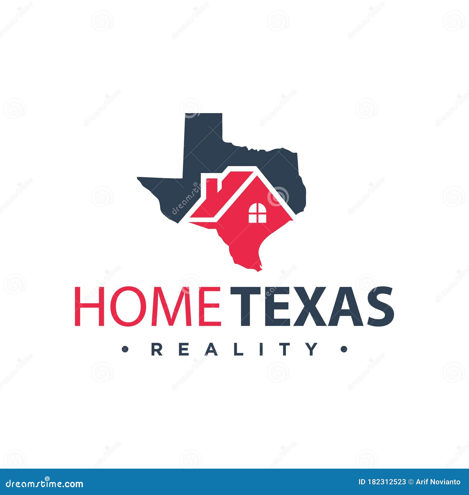 Home logo design in texas stock vector. Illustration of construction ...