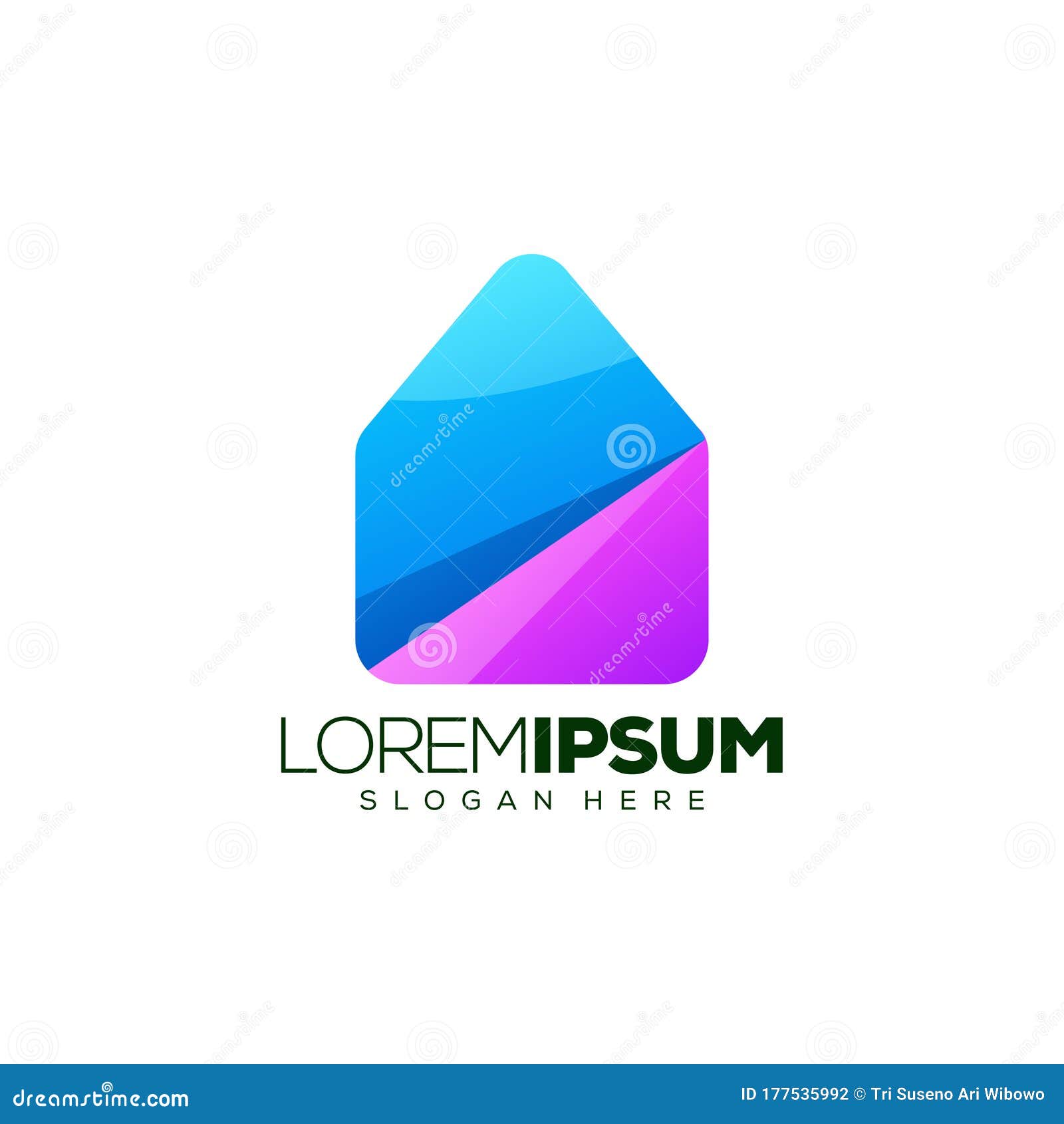 Home Logo Design Vector Illustrations Stock Illustration - Illustration ...