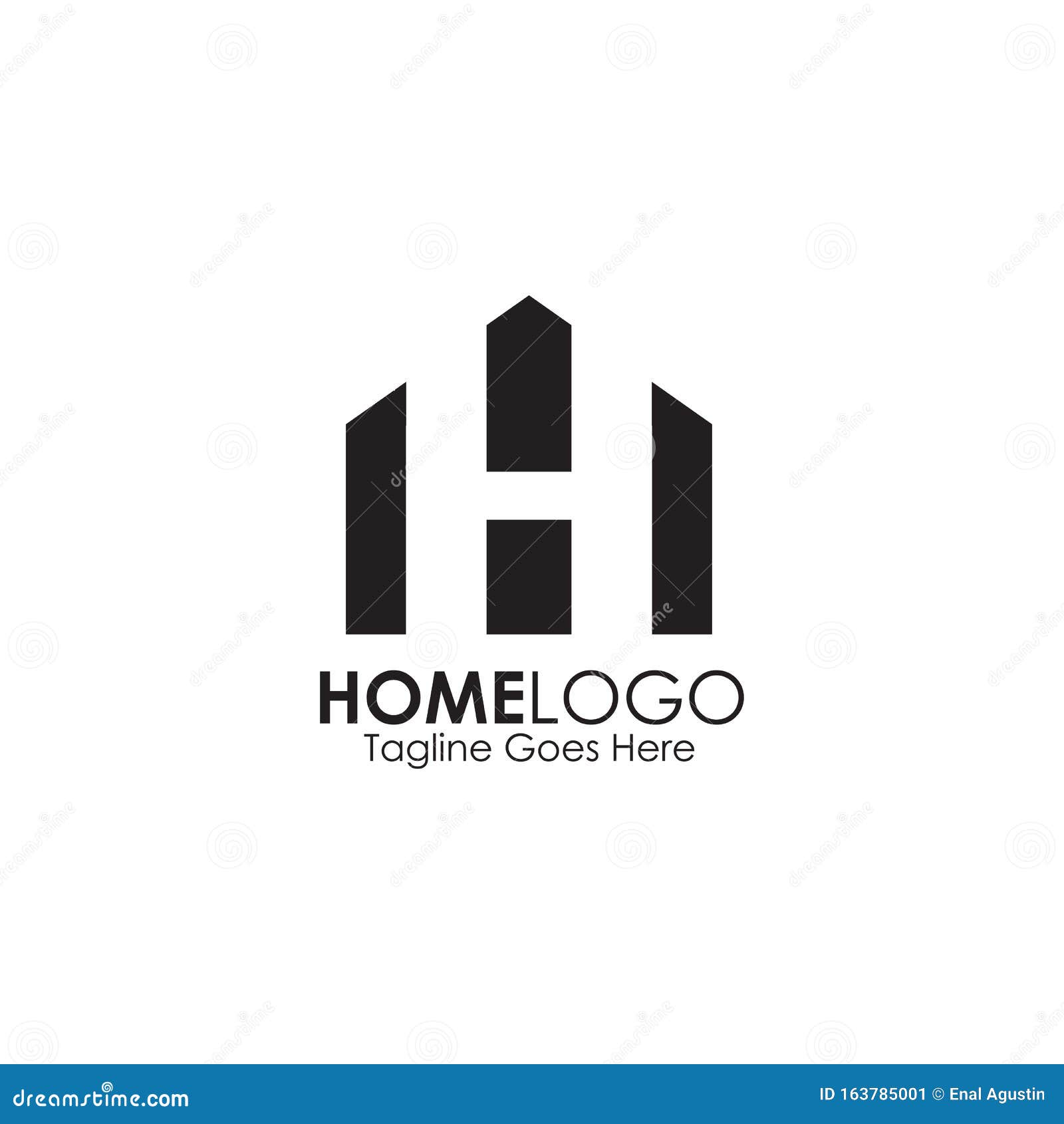 Home Logo Design Vector Template Stock Vector - Illustration of ...