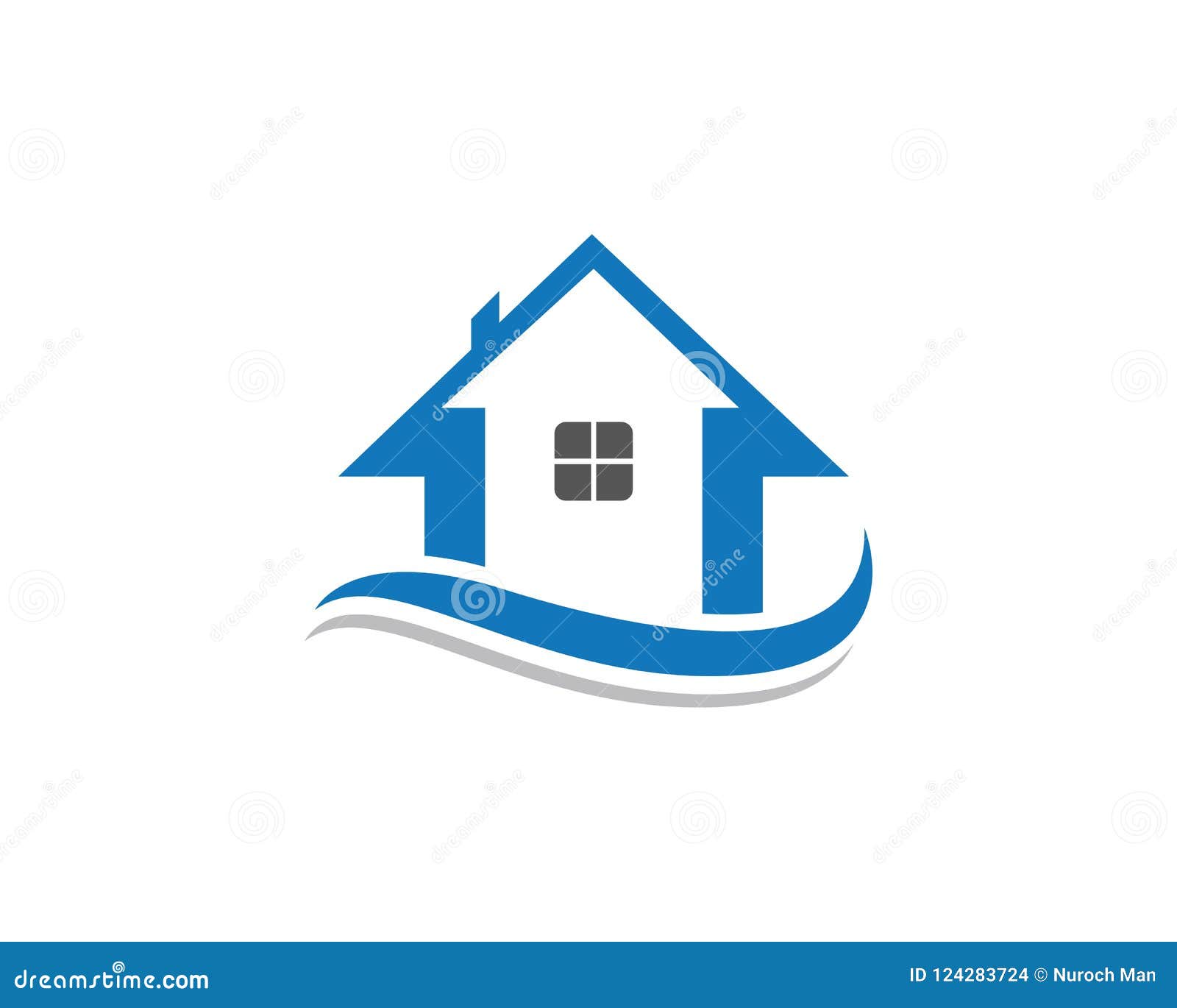 Home logo and symbol stock vector. Illustration of estate - 124283724