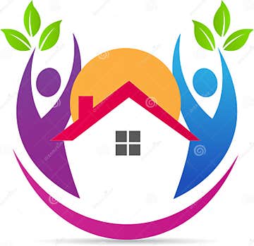 Home logo stock vector. Illustration of circle, home - 75759787