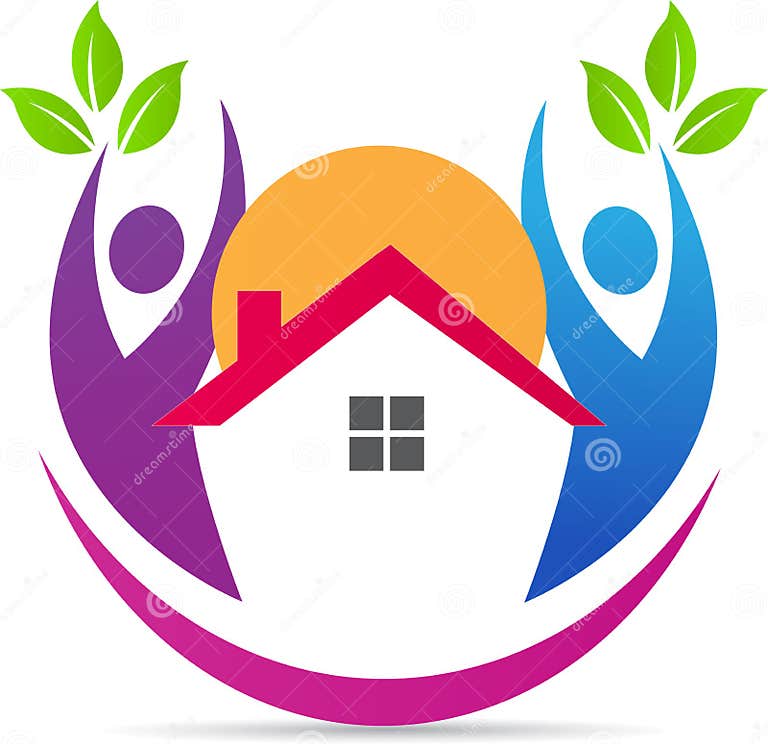 Home logo stock vector. Illustration of circle, home - 75759787