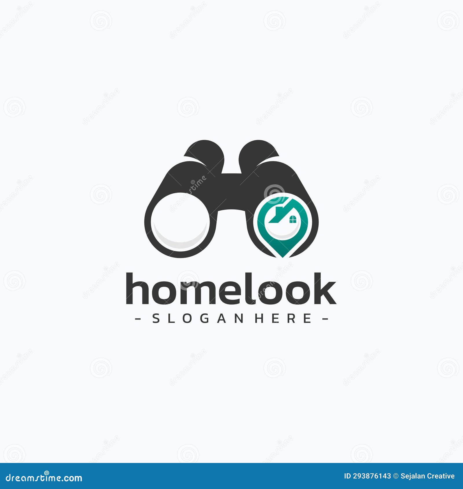 Home Look Logo Design Vector Stock Vector - Illustration of location ...