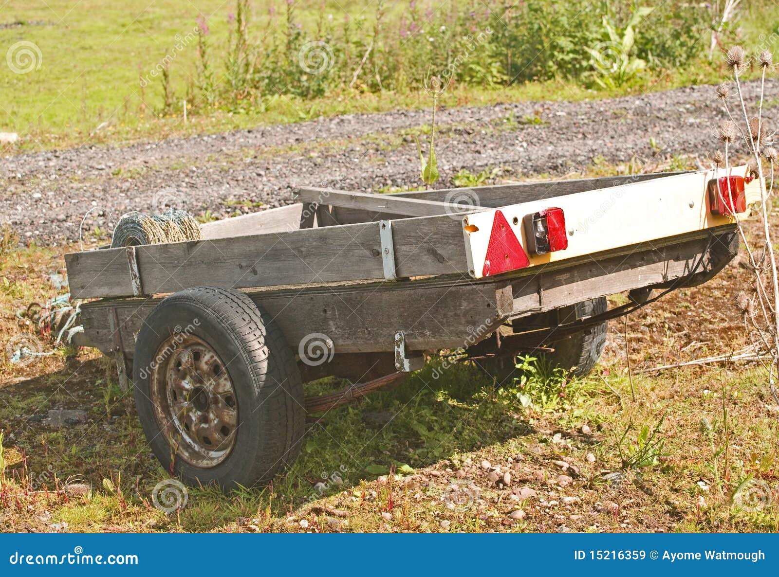 Home made cart. stock image. Image of farming, improvised - 15216359