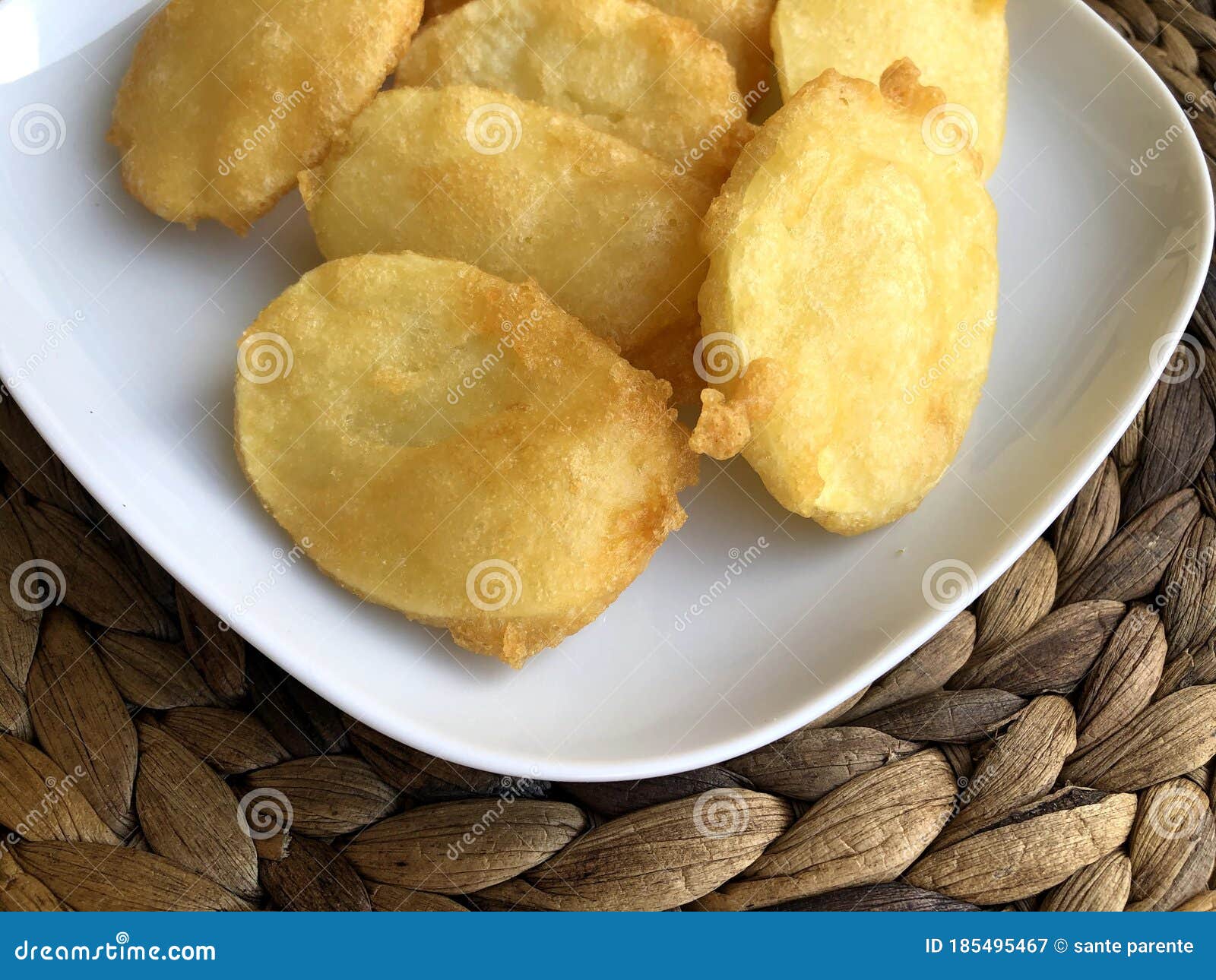 Home Made Deep Fried Potato Chips Stock Image - Image of chips, food ...