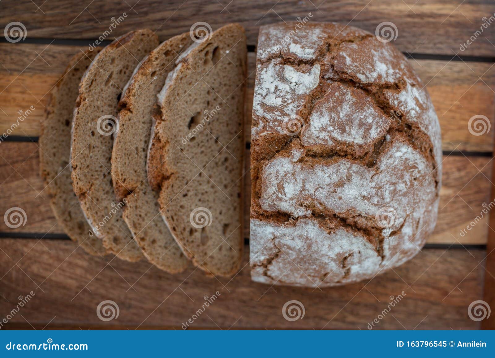 Home Made Healthy Whole Grain Rye Bread Stock Image - Image of natural ...