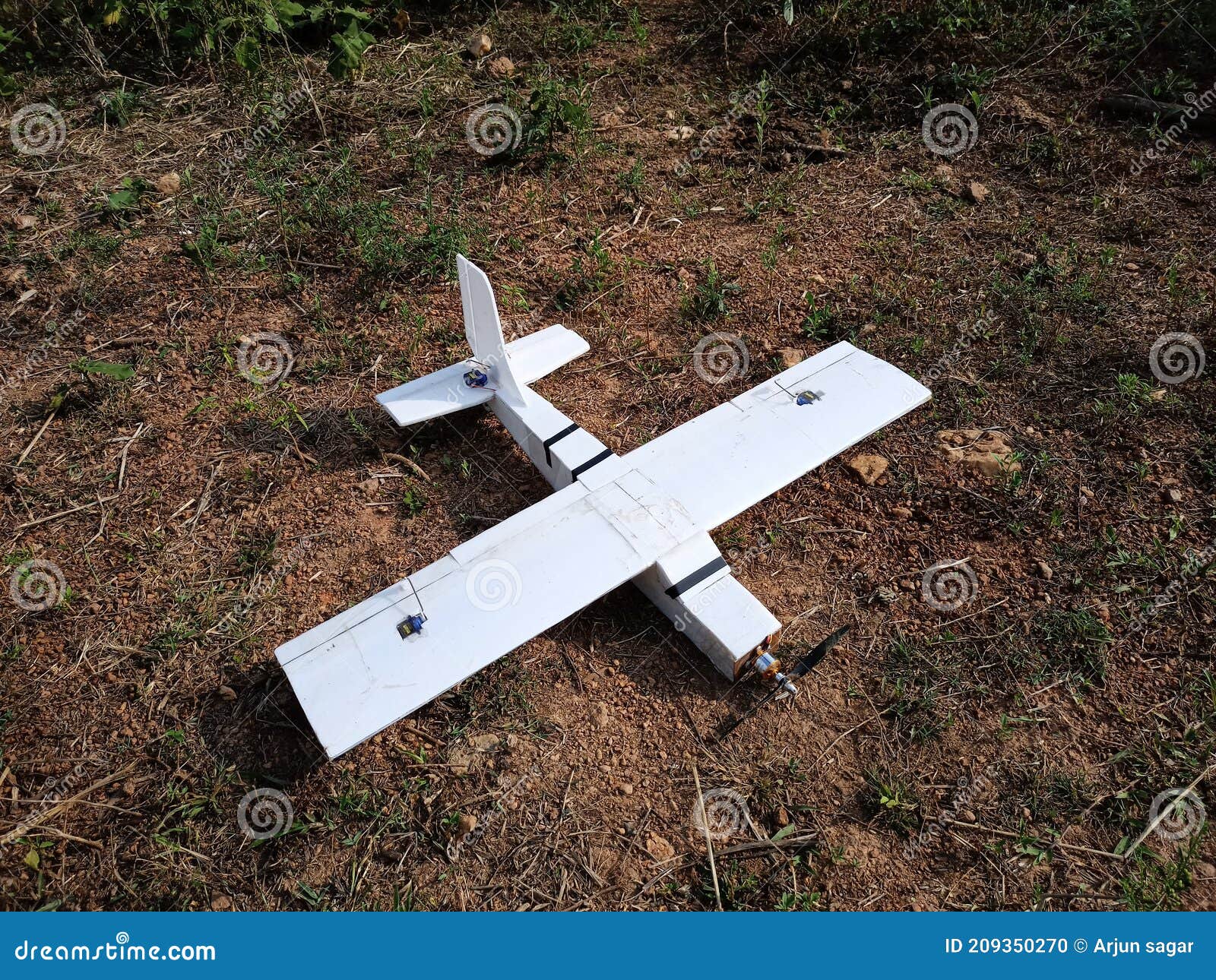 Home made jet plane model stock photo. Image of model - 209350270