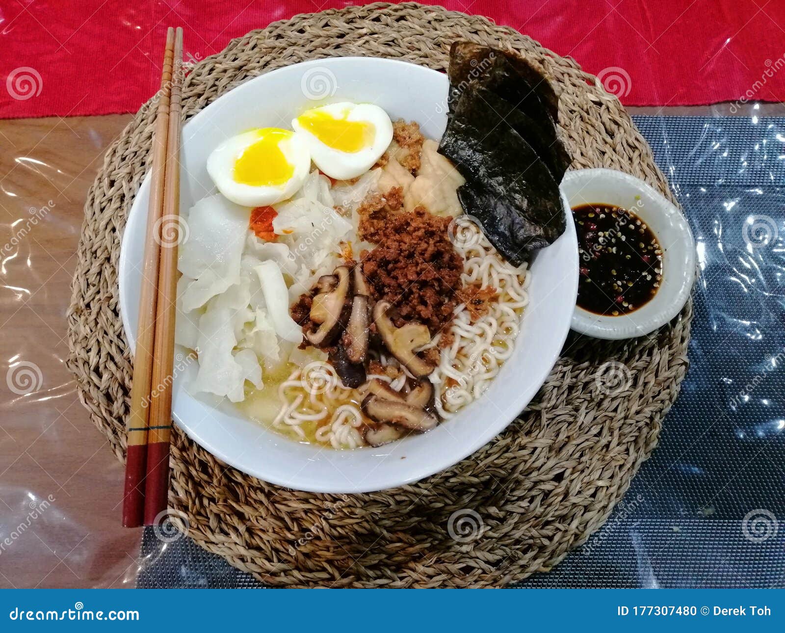 Home Made Mee Soup stock photo. Image of home, soup - 177307480