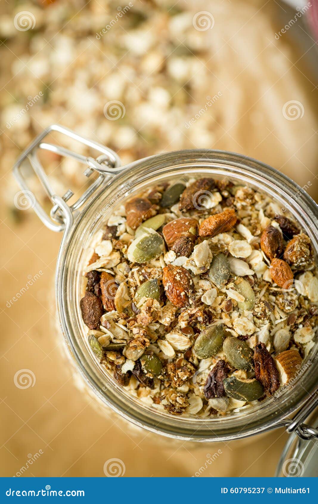 Home Made Musli stock image. Image of antioxidant, dairy - 60795237