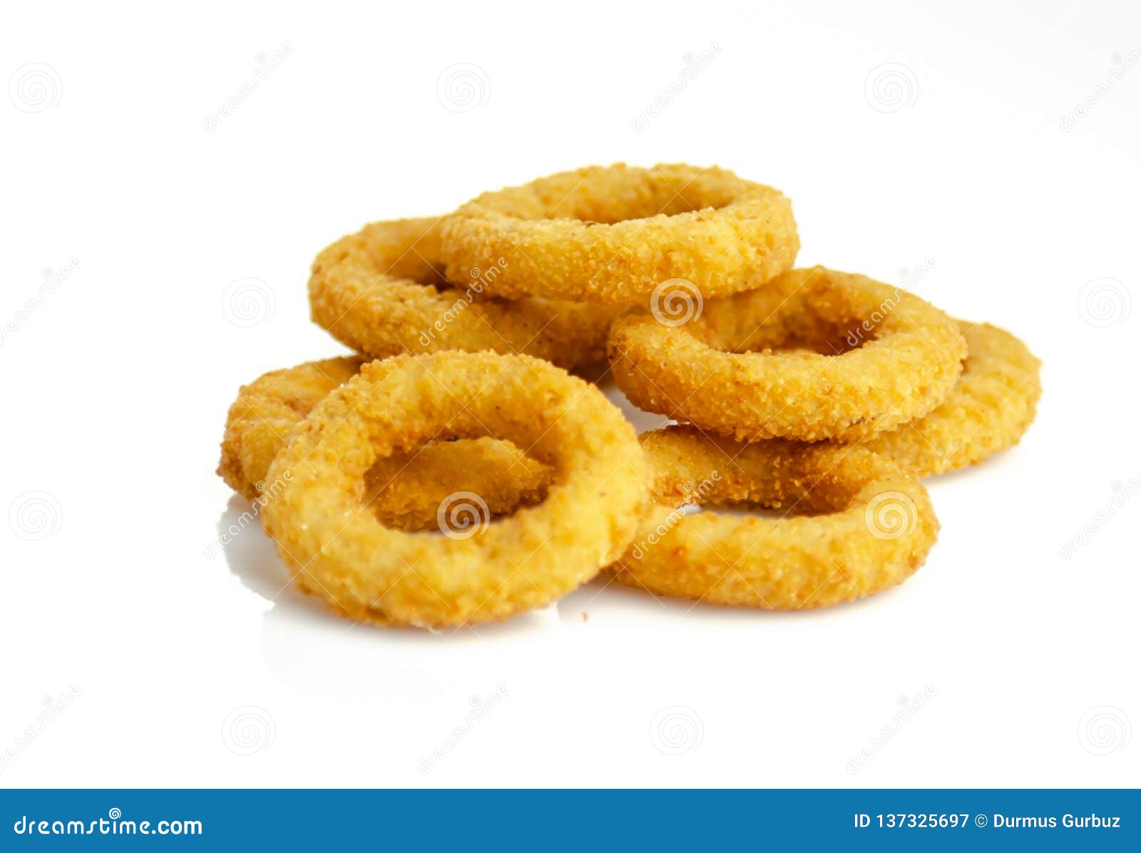 Home made onion rings stock image. Image of sesame, ring - 137325697