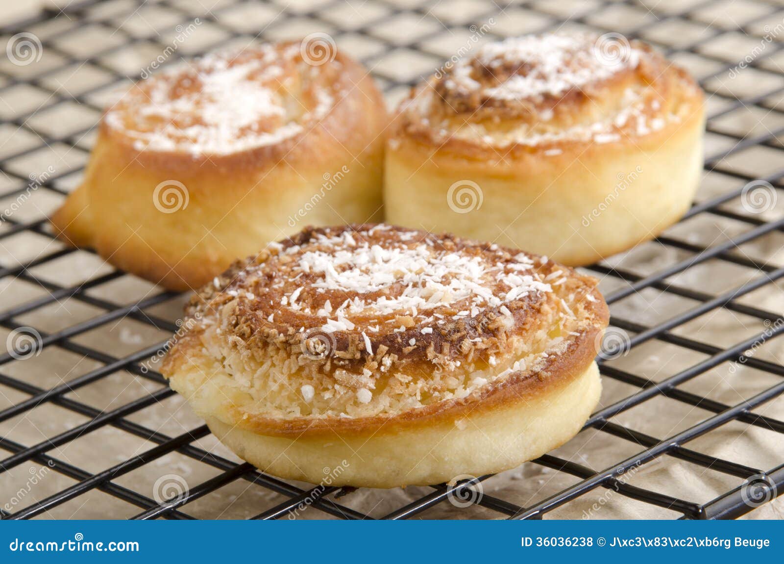 Home Made Pastry on a Cooling Rack Stock Photo - Image of gourmet ...