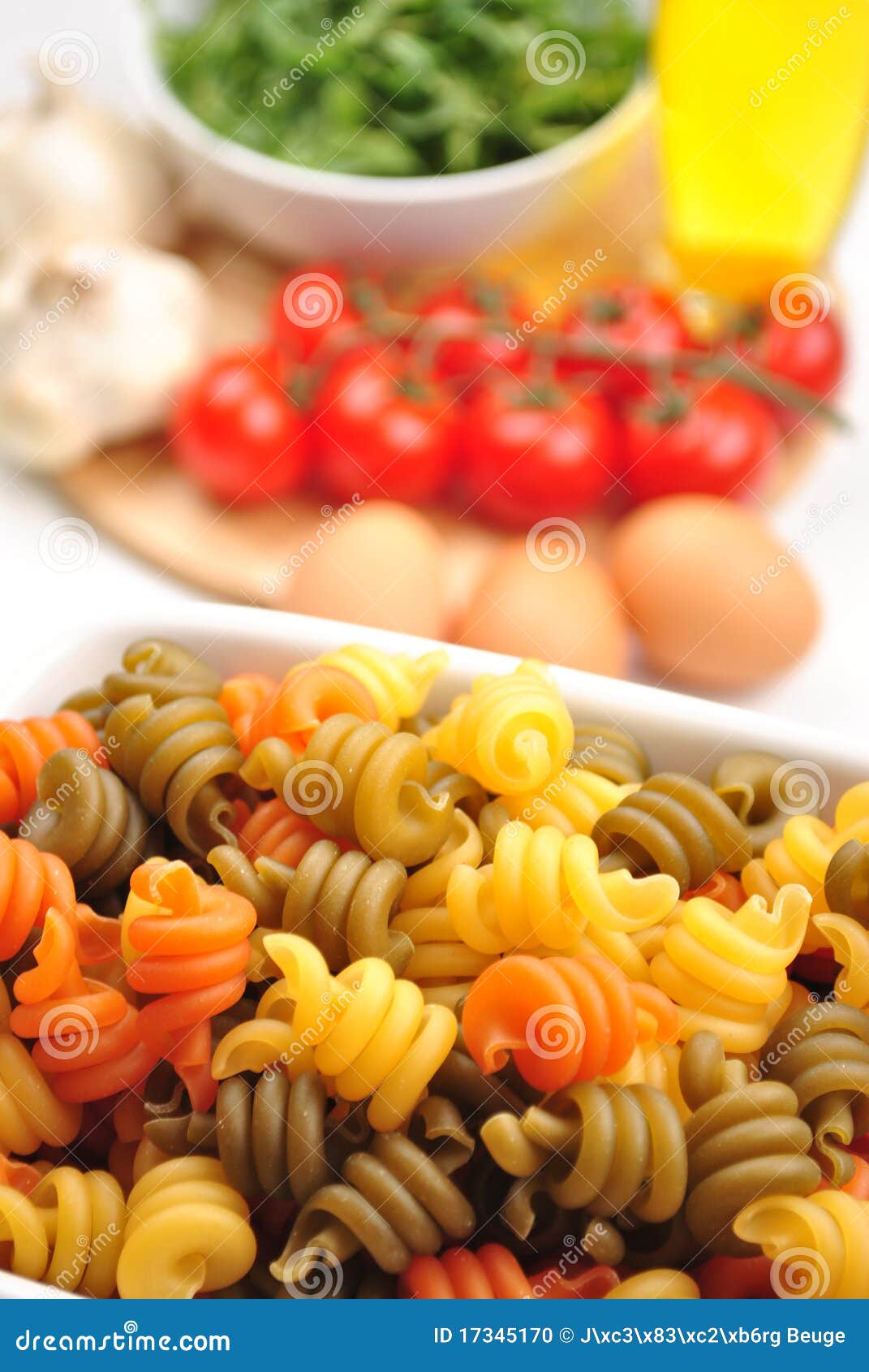 Home Made Raw Noodle in Different Colour Stock Photo - Image of noodle ...