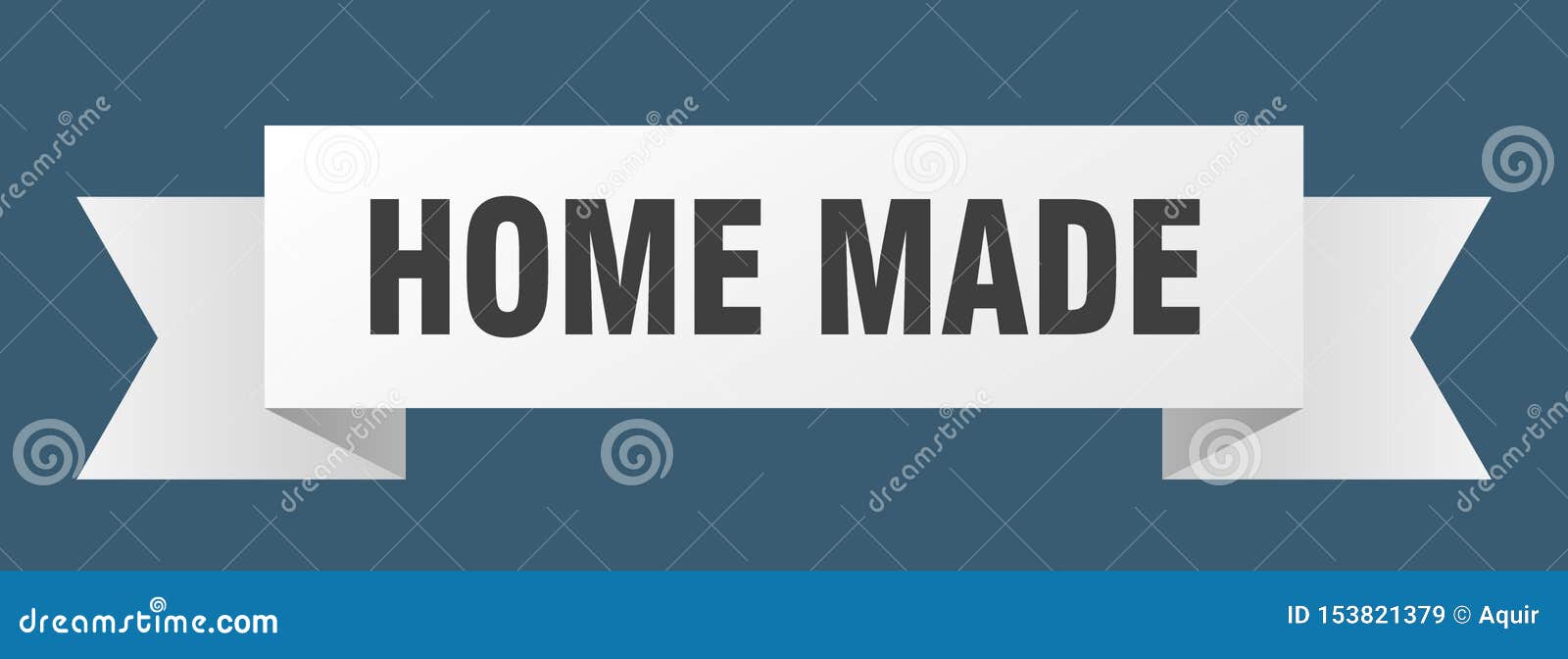 Home made ribbon. stock vector. Illustration of vignette - 153821379