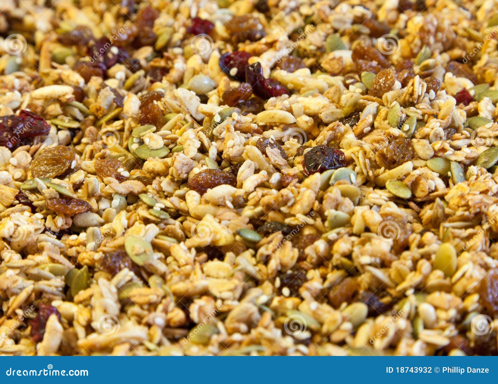 Home Made Toasted Muesli stock photo. Image of cereal - 18743932