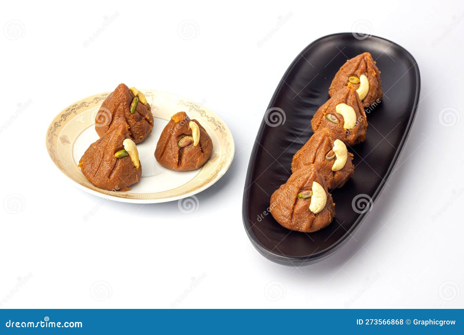 Modak On Plate Black Background Stock Photography | CartoonDealer.com ...