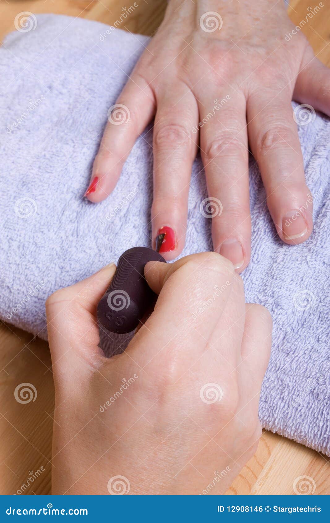 Home Manicure stock photo. Image of cotton, elegance - 12908146