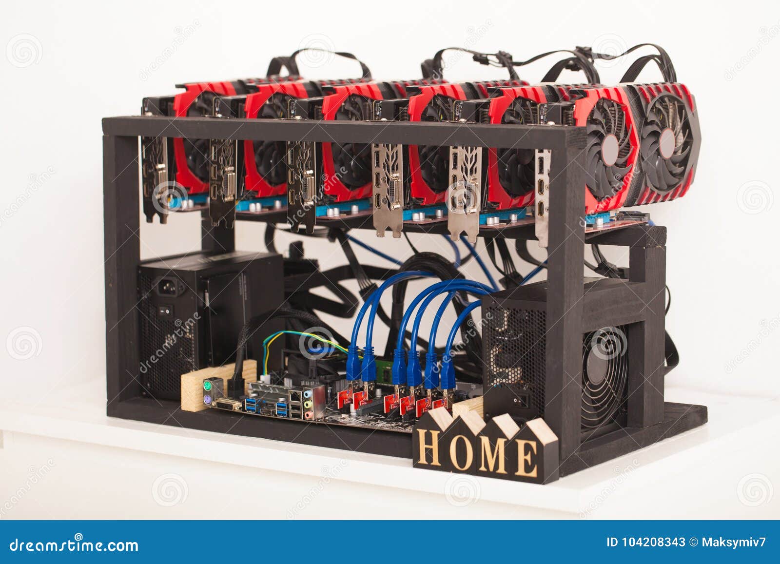Home Mining Farm for Bitcoin and Cryptocurrency Money. GPUVideo Stock ... Home Mining Farm for Bitcoin and Cryptocurrency Money. GPUVideo Stock ...