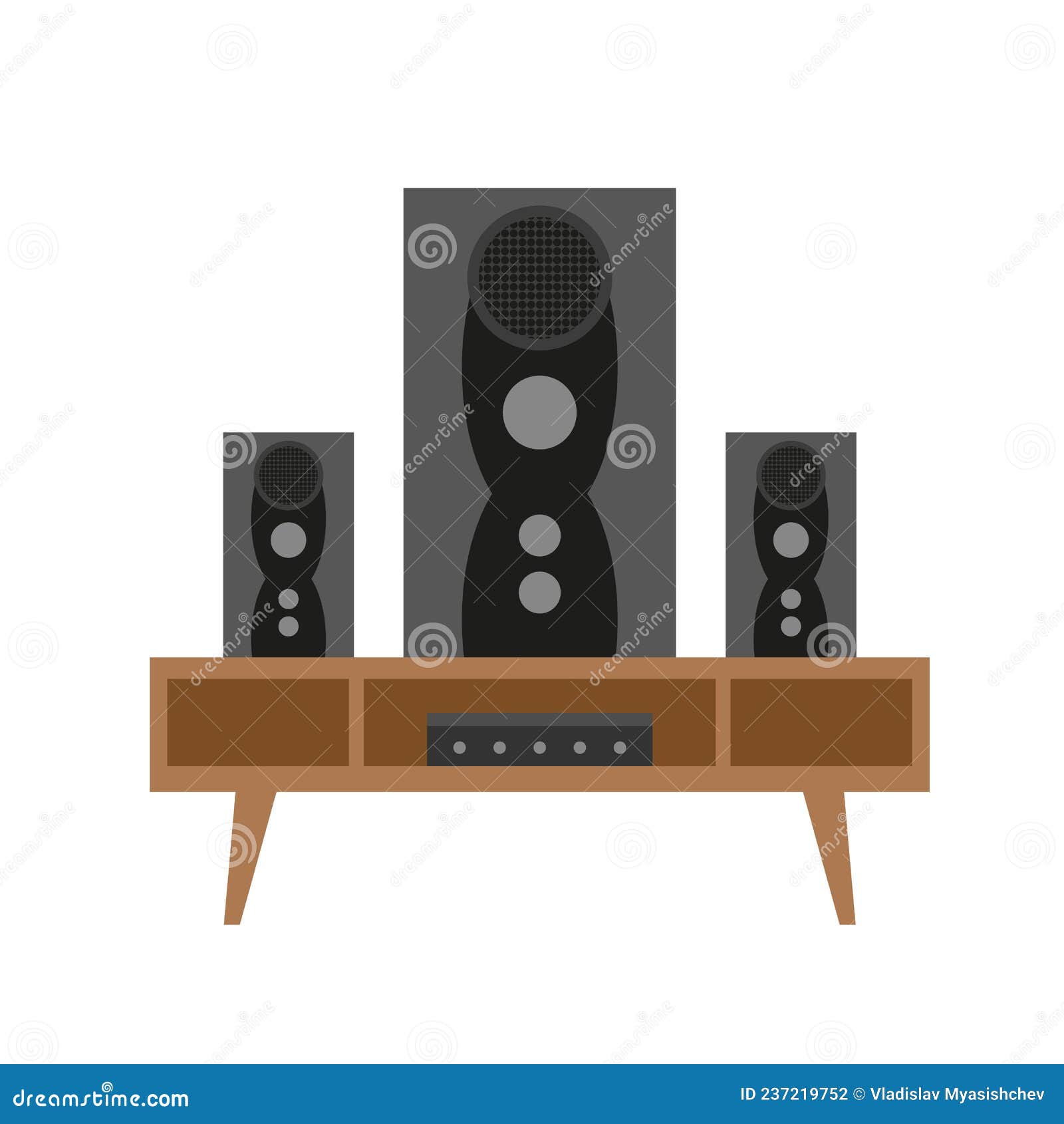 Home Modern Stereo Audio System Icon Stock Vector - Illustration of ...