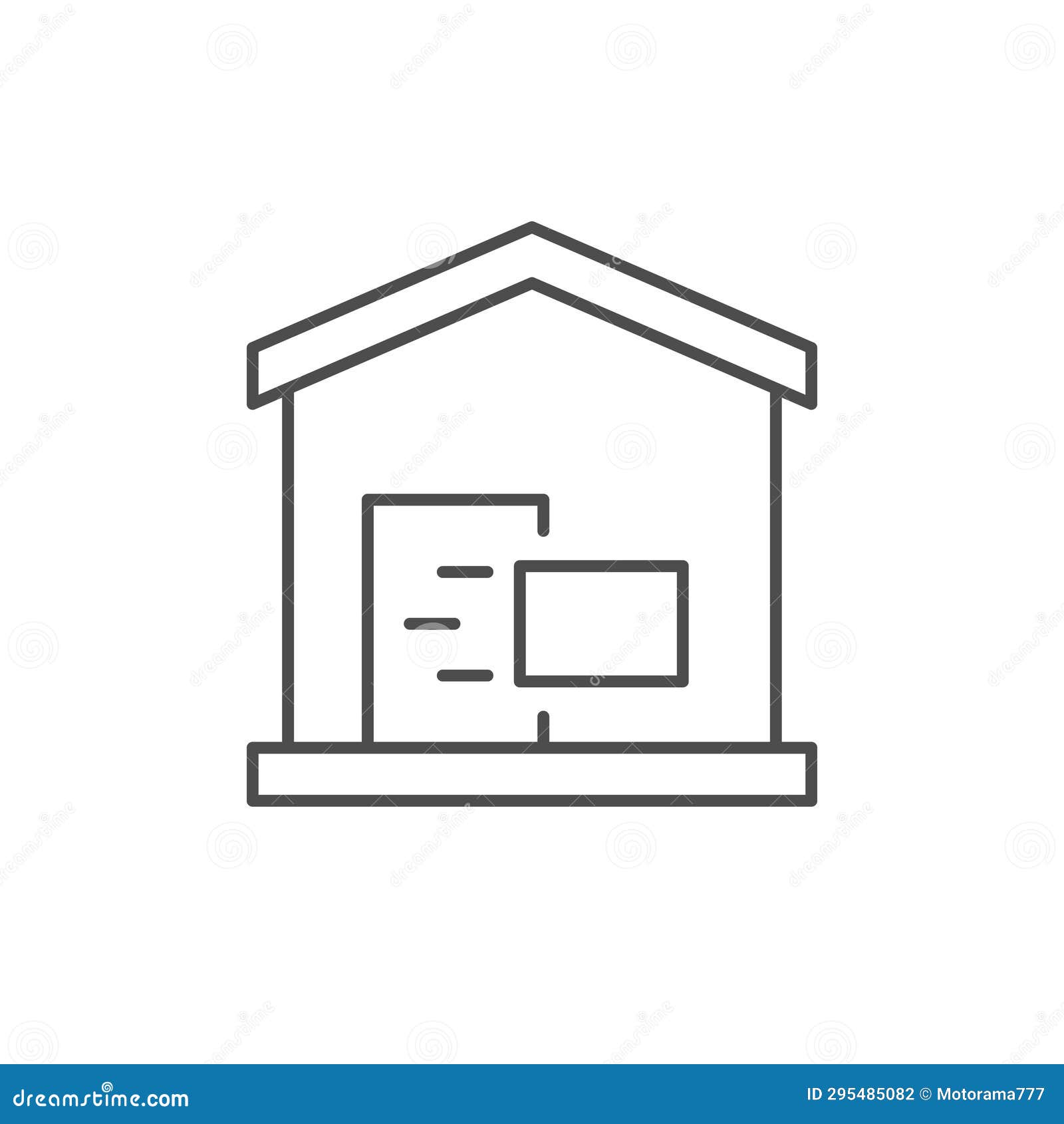 Home Moving Line Outline Icon Stock Vector - Illustration of carrying ...
