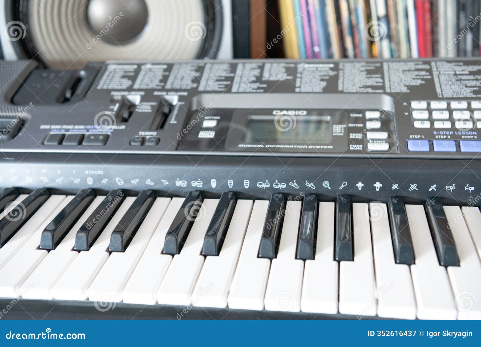 Home Music Studio with Electronic Piano Cassio Editorial Photography ...