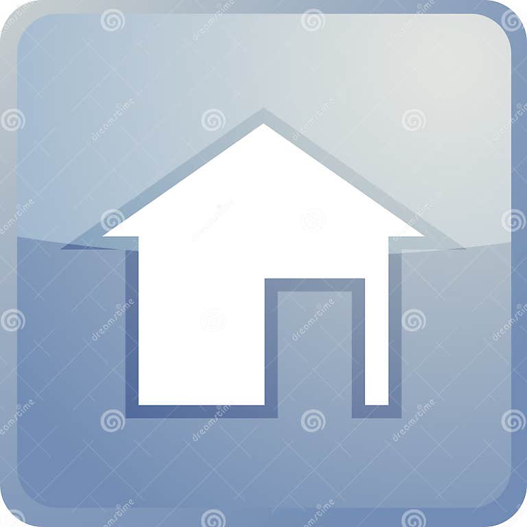 Home navigation icon stock vector. Illustration of rectangle - 7153063
