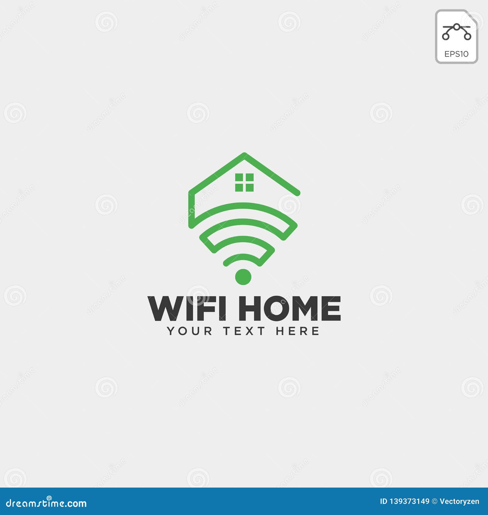 Home Network Connection Logo Template Vector Illustration Stock Vector ...