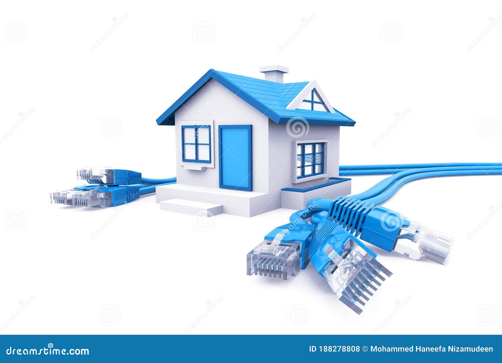 Home network stock illustration. Illustration of network - 188278808