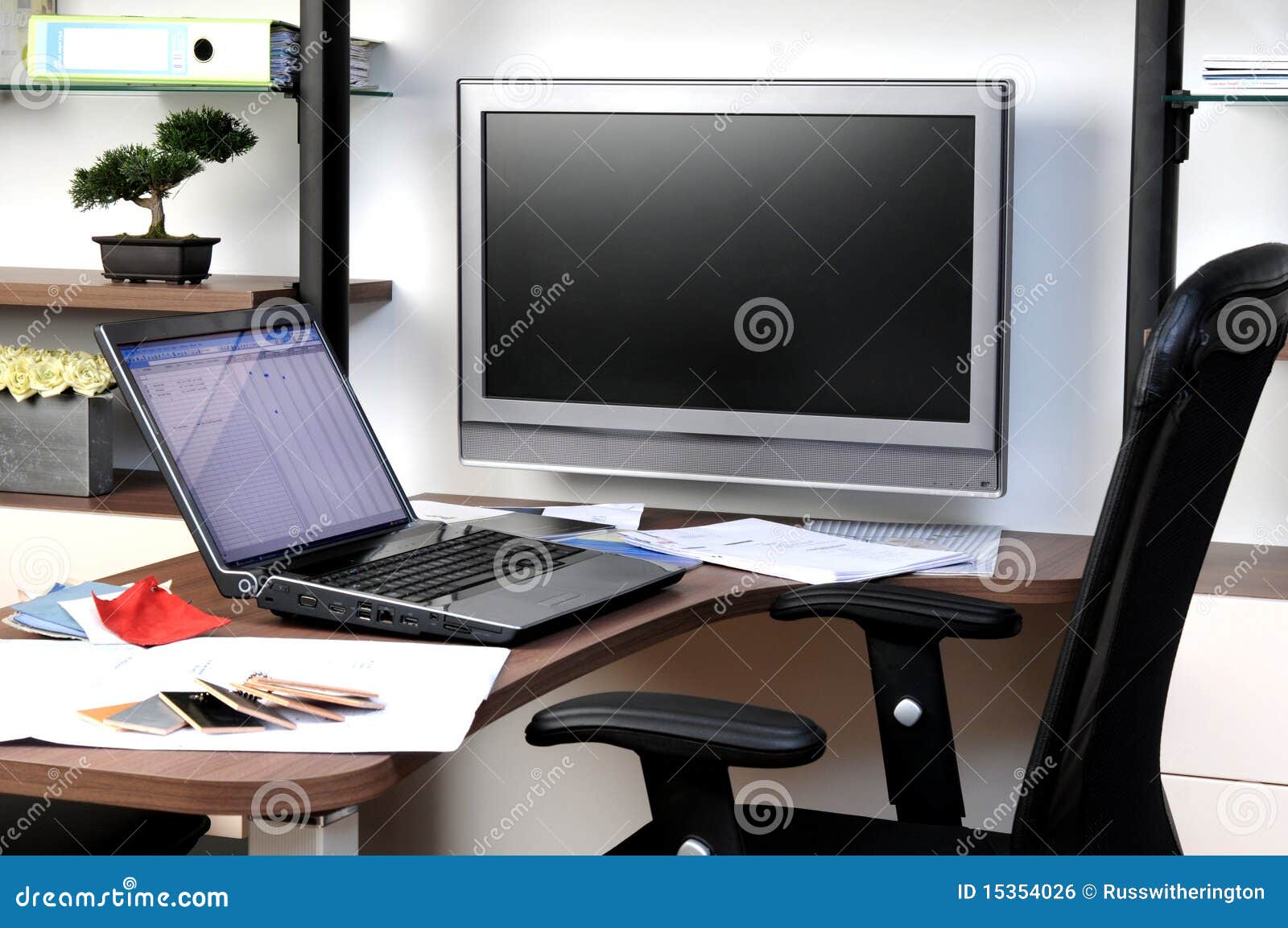 Home Office stock photo. Image of electronics, comfort - 15354026
