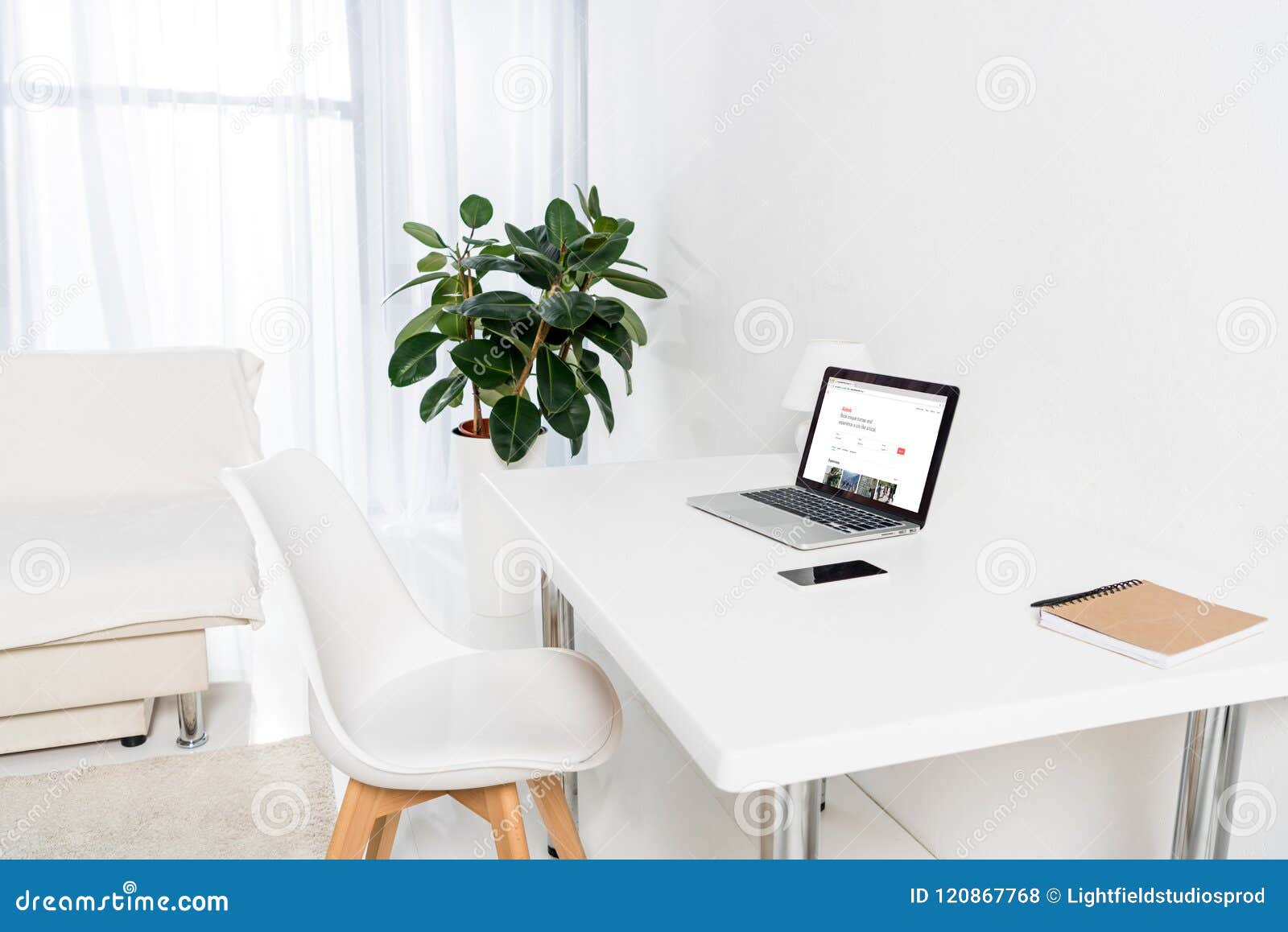 Airbnb App Logo On A Phone With House Keyring And A Key On World Map ...