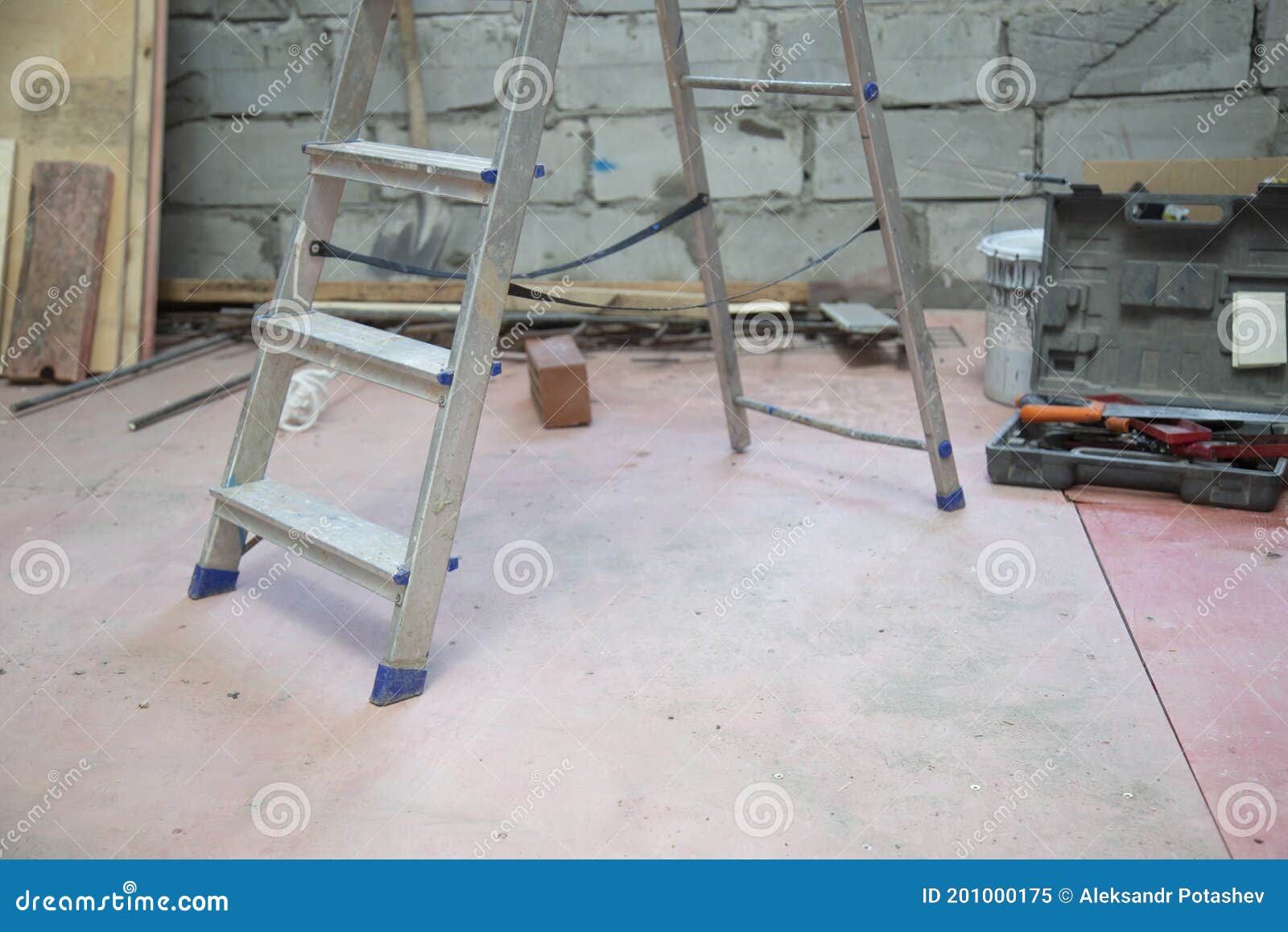 Home and Office Renovation. Construction and Finishing Works Stock ...