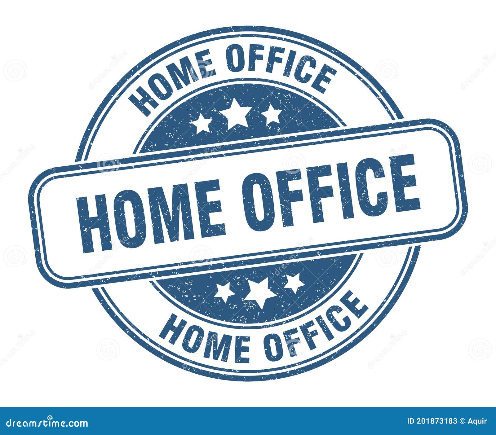 Home Office Stamp. Home Office Label. Round Grunge Sign Stock Vector ...